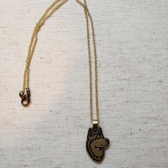 Teri's Jewels | Jewelry | Siberian Husky Dog Pendant Necklace | Poshmark